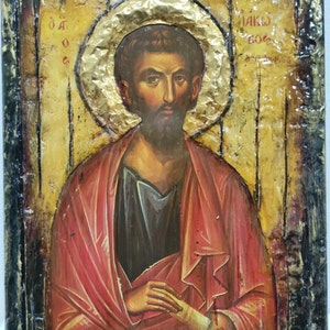 Saint James the Apostle. Iakovos Icon-greek Orthodox Byzantine Icons ...