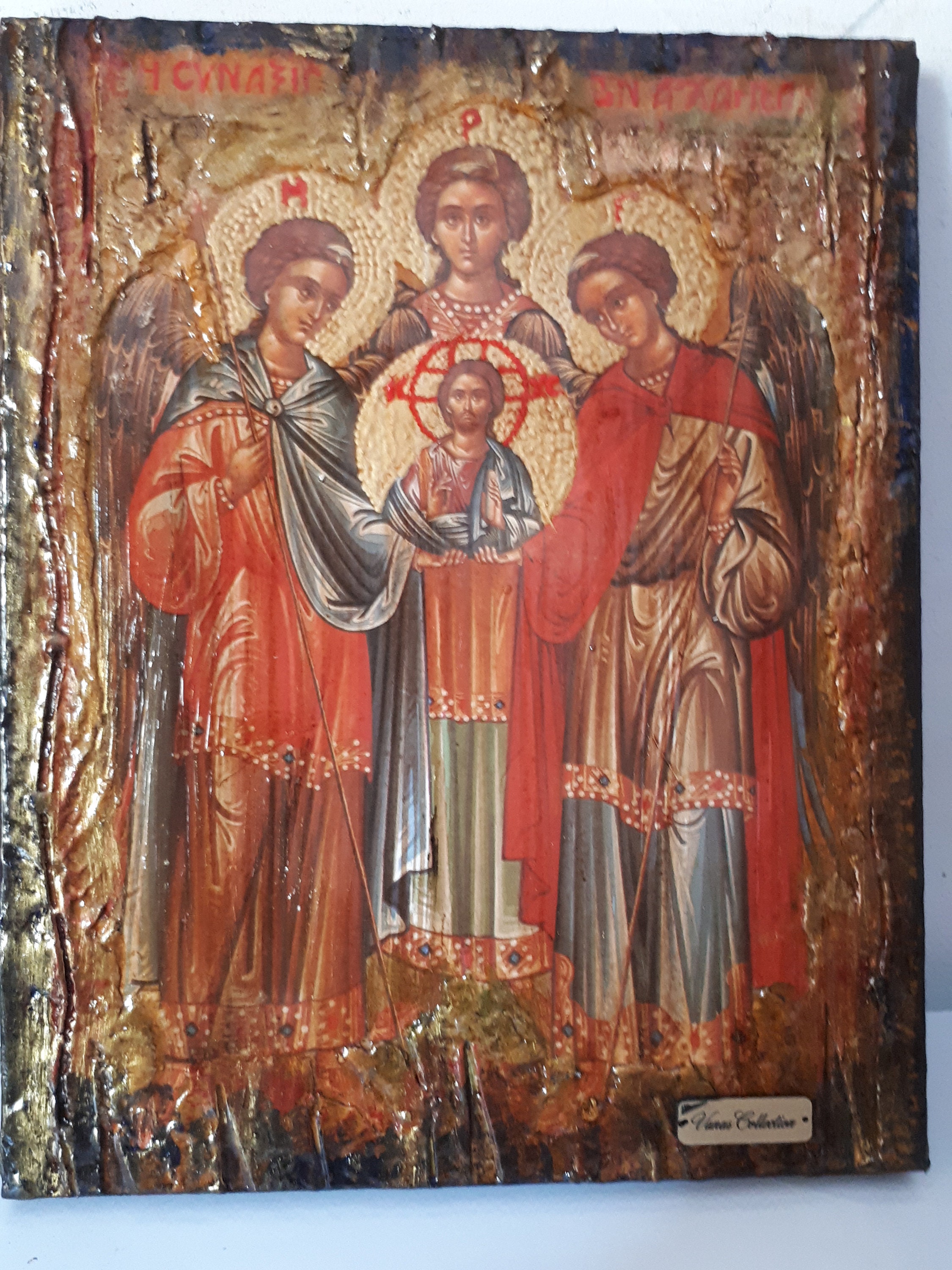 Synaxis Gathering of the Archangels Icon-Greek Byzantine Christian ...