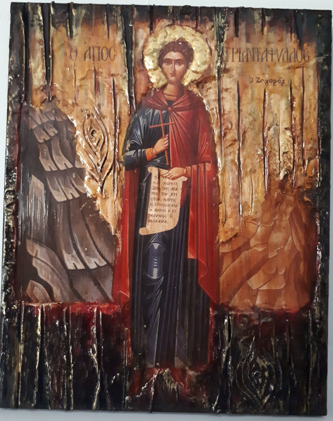 Saint St. Triantafyllos - Triantafillos the Martyr Icon-byzantine ...