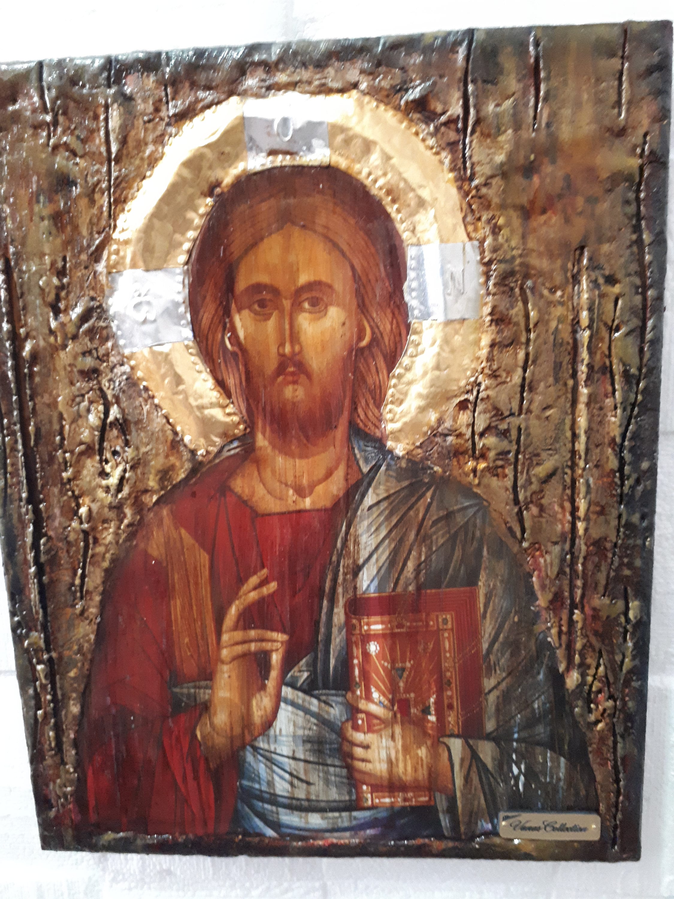 Jesus Christ the PANTOCRATOR- Orthodox Byzantine Greek Made Icon-Unique ...