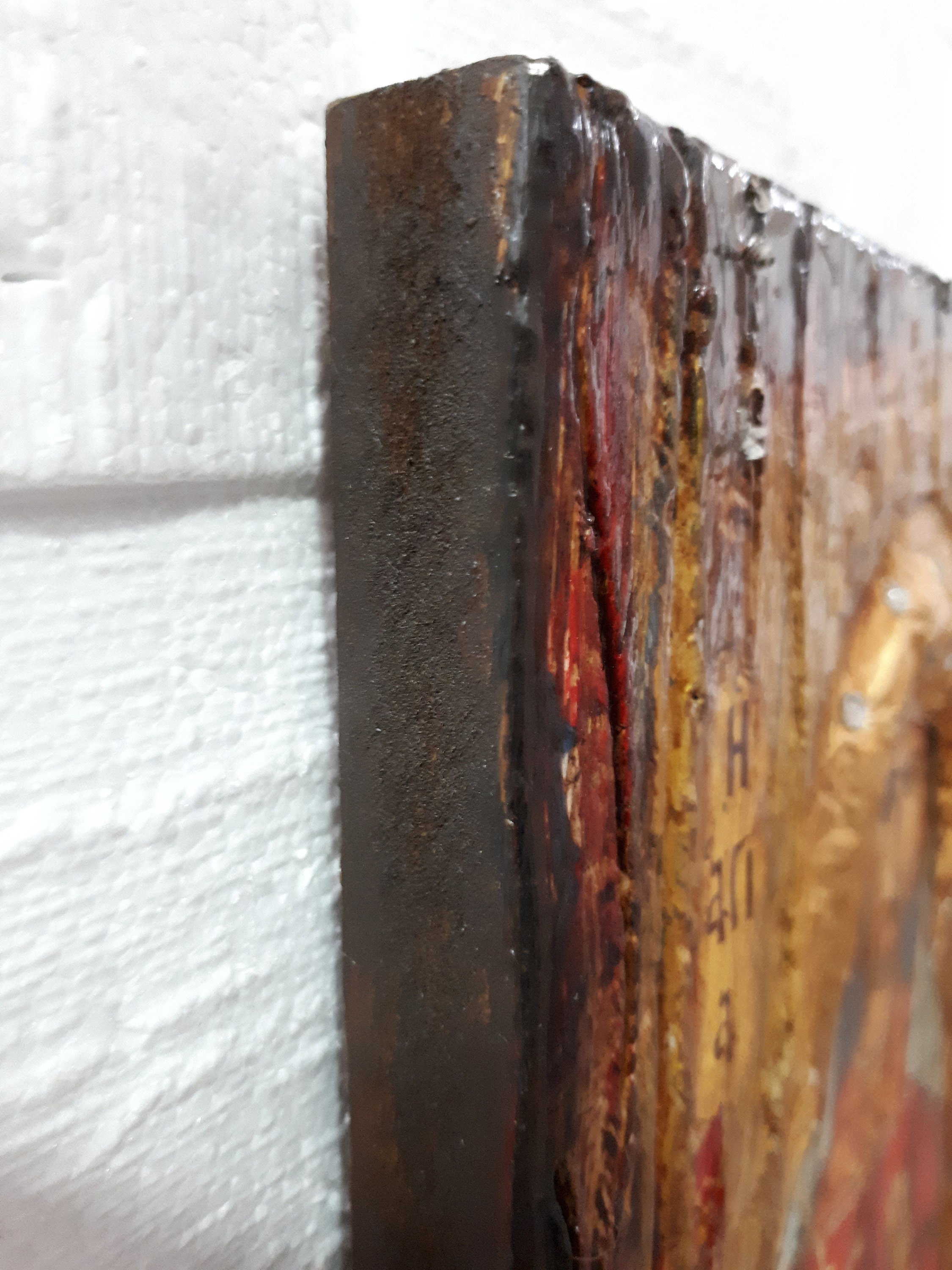 Saint Alice Aliki Icon-Greek Orthodox Byzantine Christian Antique Style ...