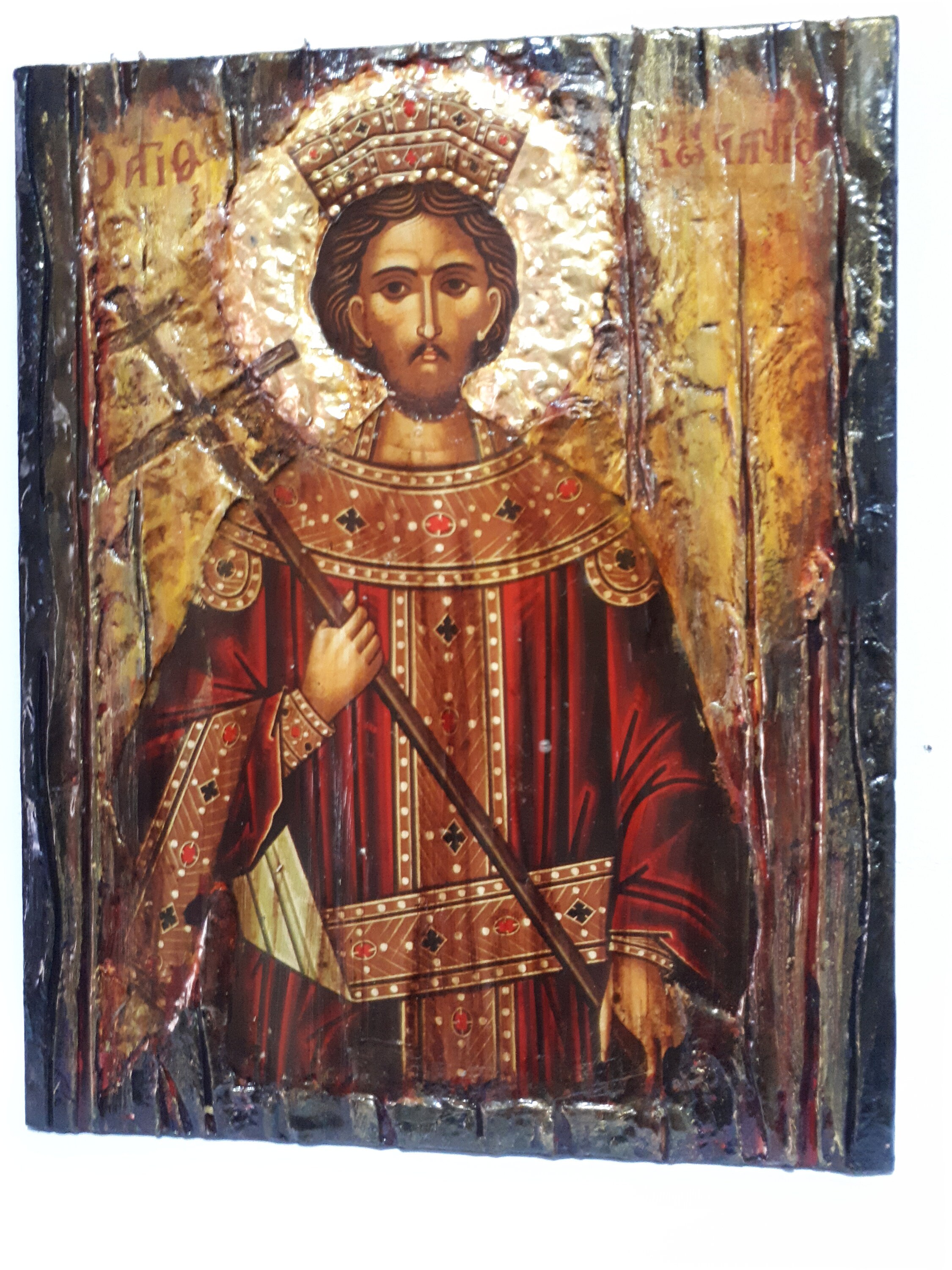 Saint St. Constantine - Konstantinos the Great Icon-Greek Christian ...