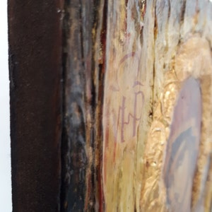 Virgin Mary Panagia Paramythia Icon-orthodox Greek Byzantine Wood ...