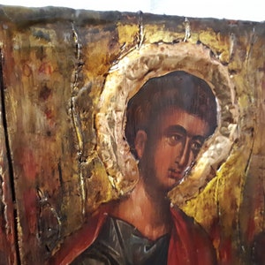 Saint Thomas the Apostle Icon Rare Byzantine Greek Orthodox Antique ...
