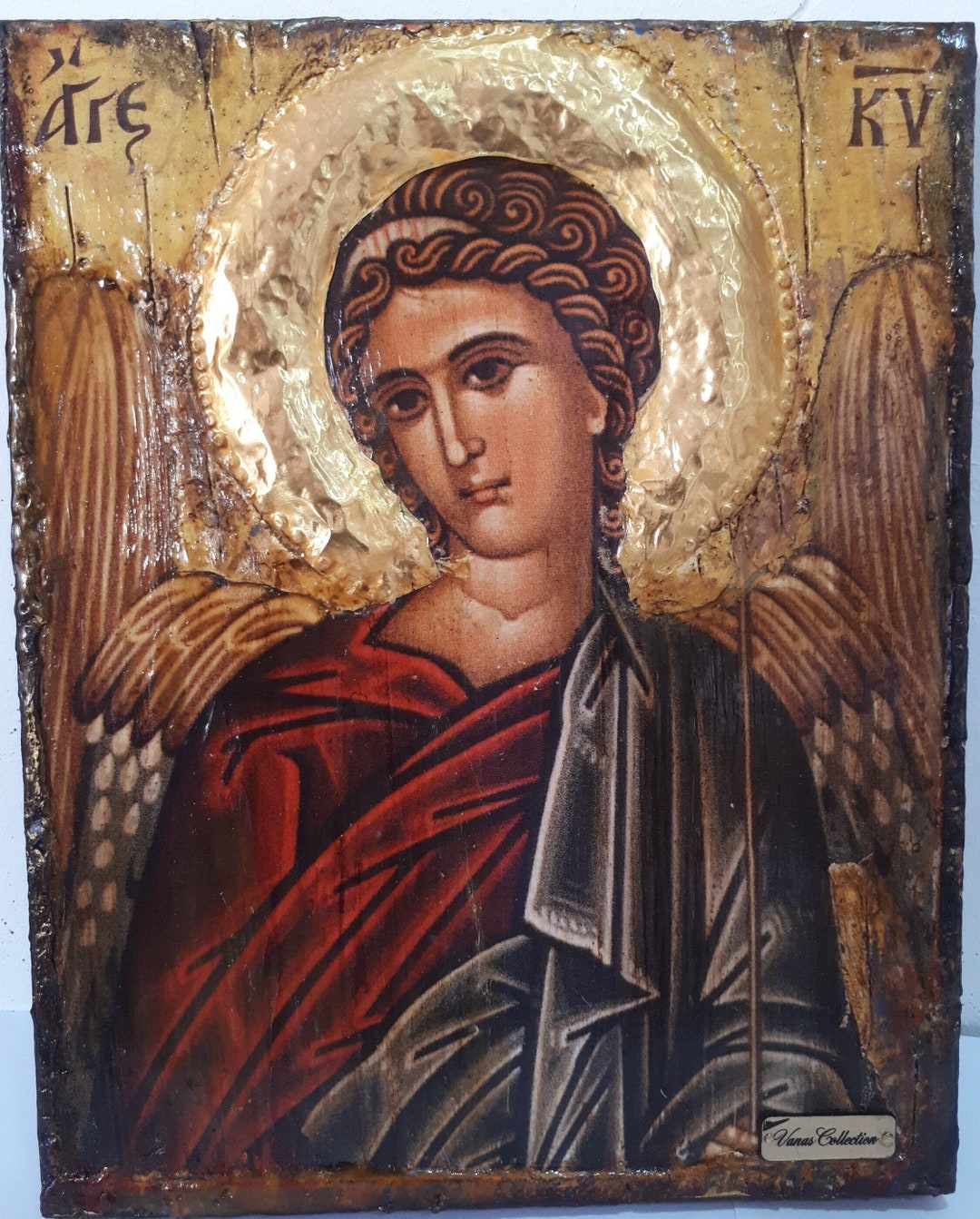 Angel of the Lord-angel of God- Greek Byzantine Antique Style Icons - Etsy