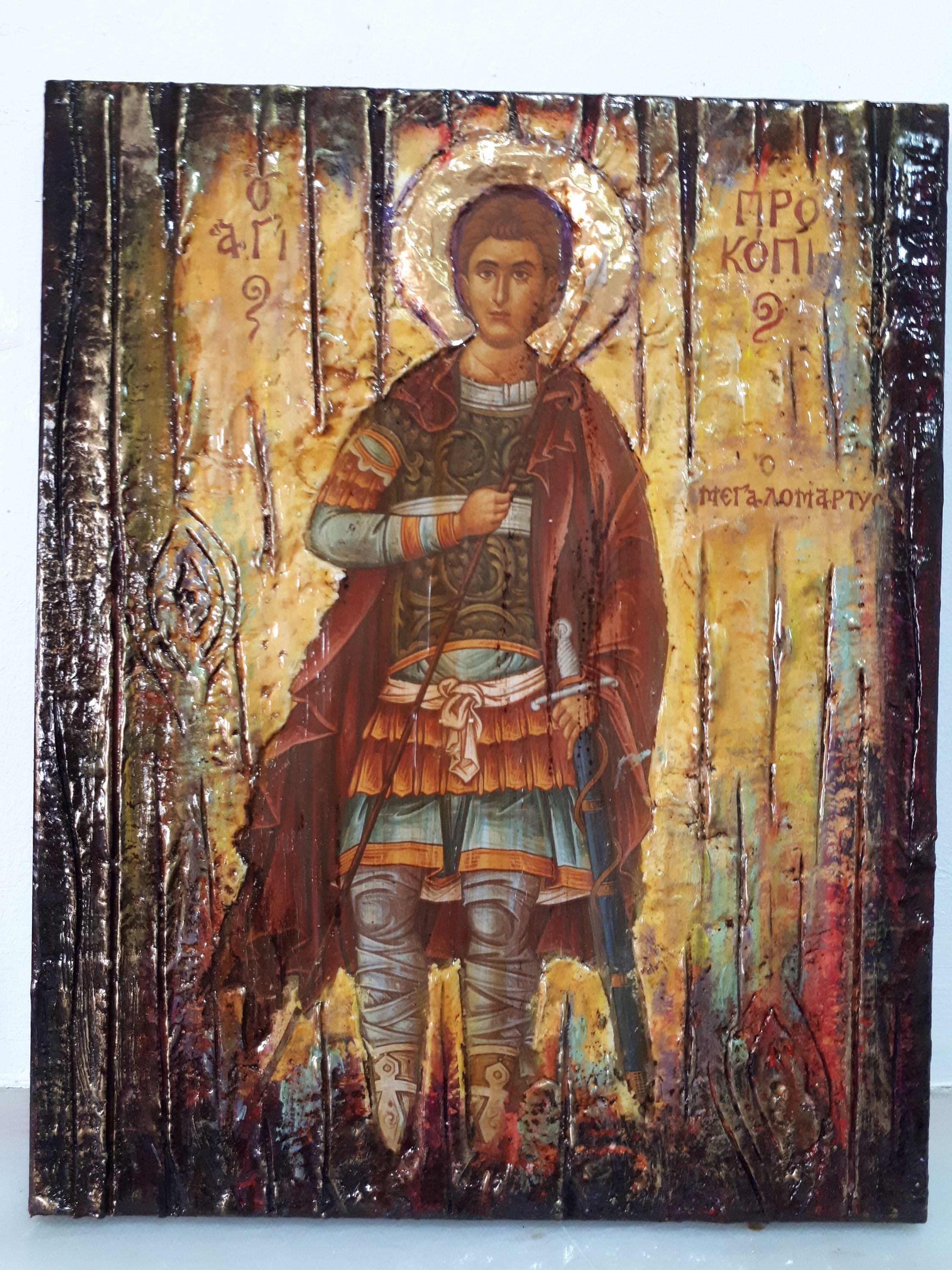 Saint Procopius the Great Martyr Icon-Prokopios Orthodox Greek ...