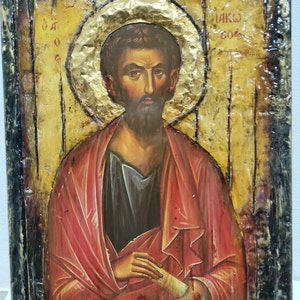 Saint James the Apostle. Iakovos Icon-greek Orthodox Byzantine Icons ...