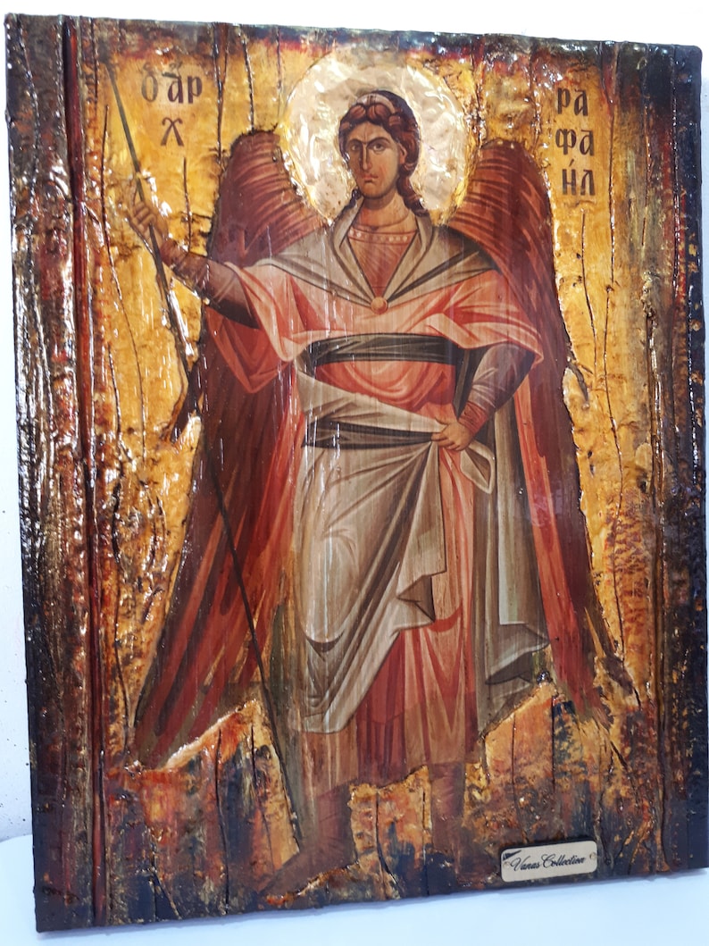 Saint St. Raphael Rafael the Archangel-greek Orthodox - Etsy Australia