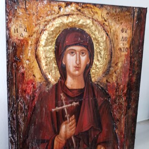 Saint Evdokia Rare Greek Orthodox & Christian Icon on | Etsy