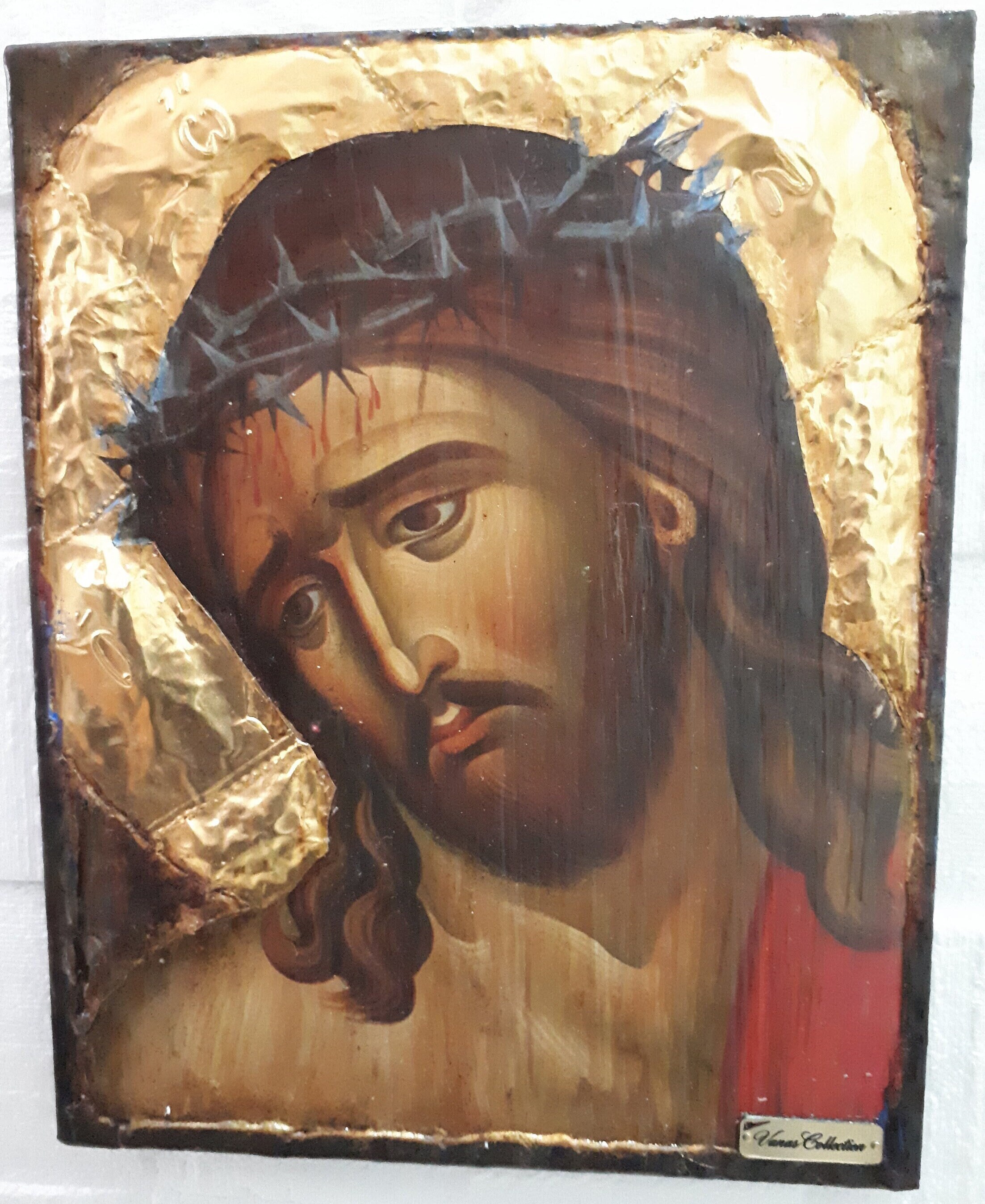 Jesus Christ Bridegroom Nymphios-Greek Byzantine Orthodox Face Art Icon