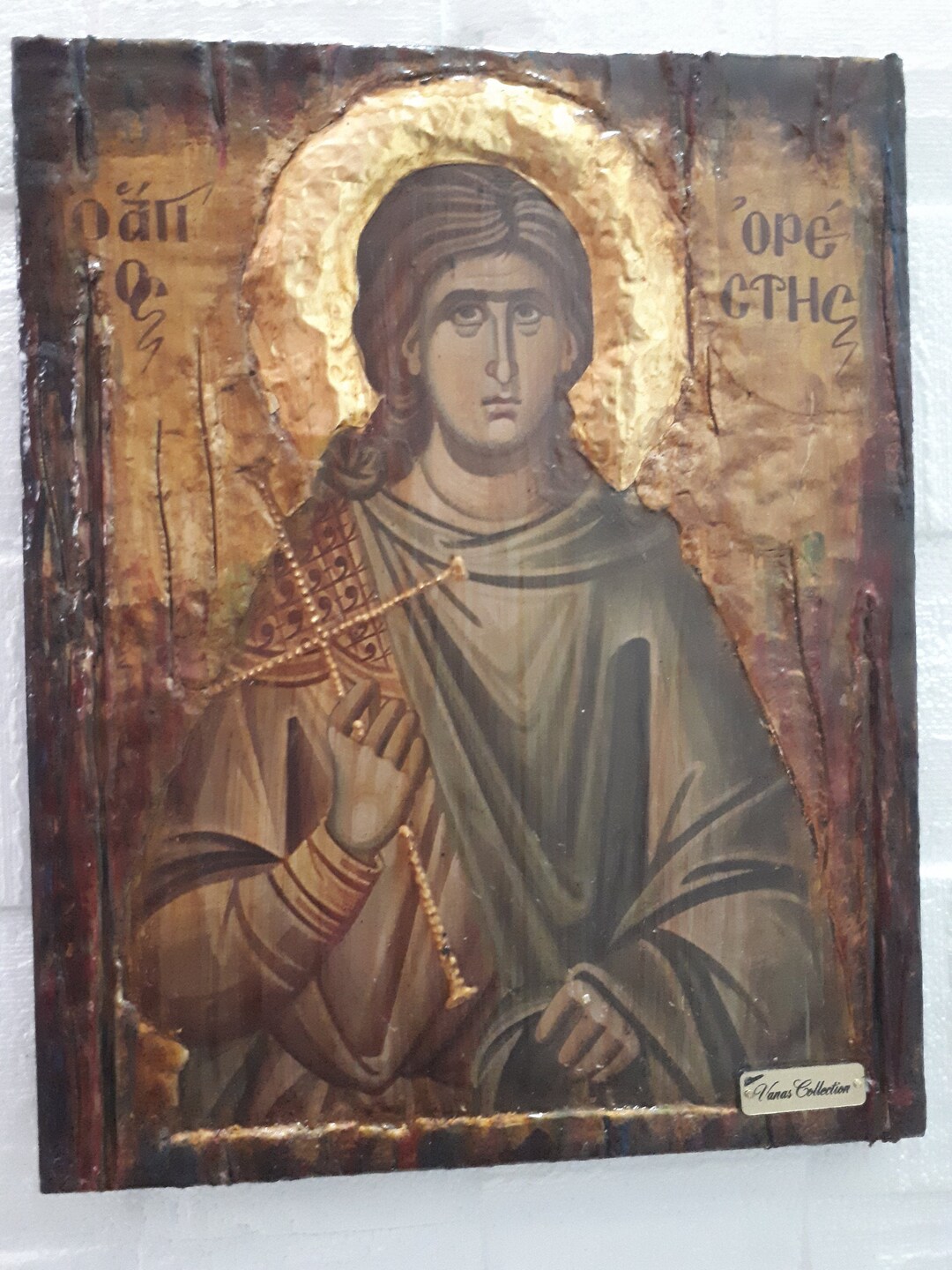 Saint St. Orestes Orestis on Wood Icon-greek Orthodox - Etsy