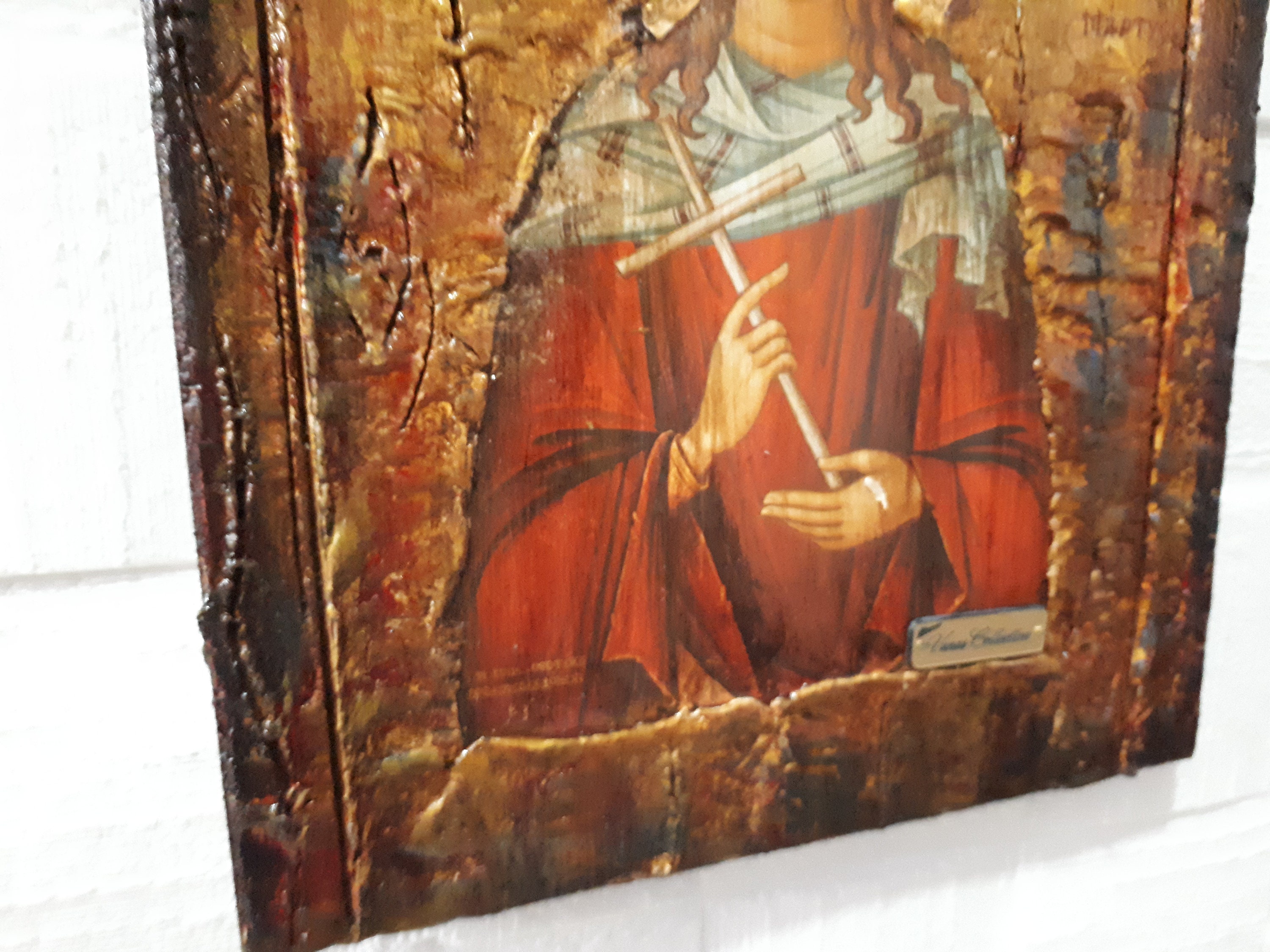 Orthodox Icon St. Zoe the Martyr- Russian Greek Byzantine Antique Style ...