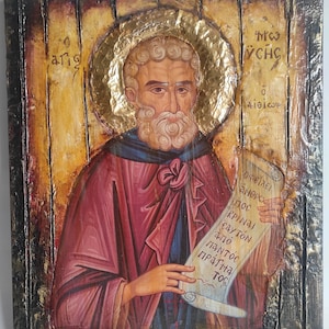 Saint Moses the Ethiopian Icon Greek Byzantine Orthodox Christian ...