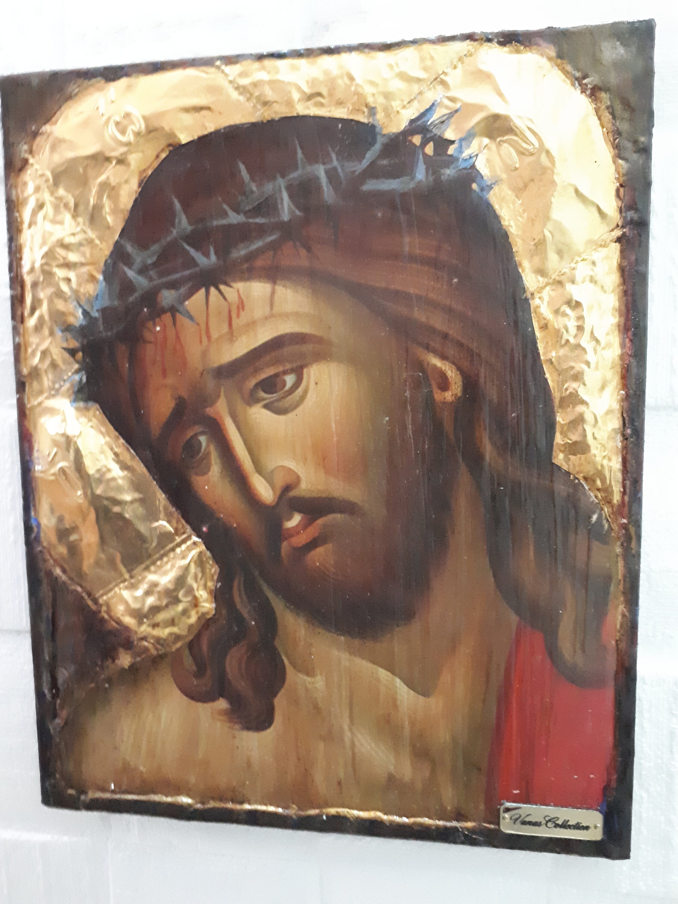 Jesus Christ Bridegroom Nymphios-Greek Byzantine Orthodox Face Art Icon