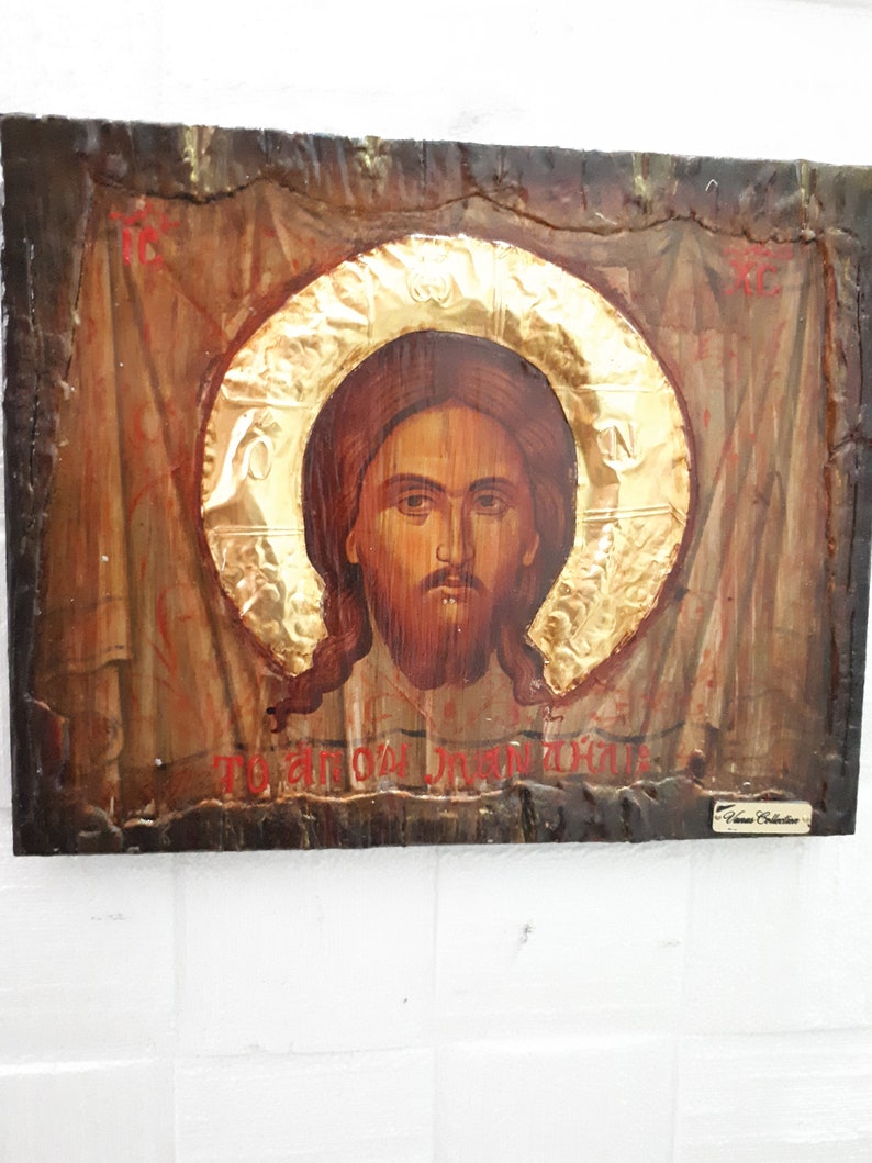 Jesus Christ Face on the Holy Scarf Mandilion-orthodox | Etsy