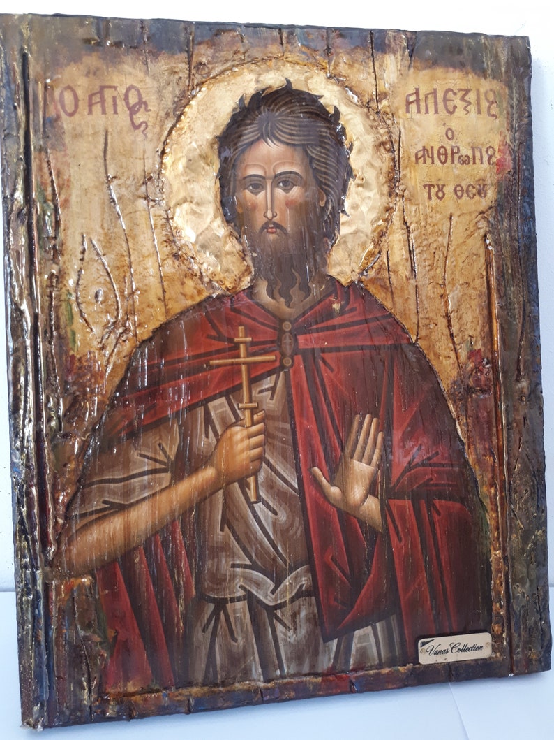 Saint Alexios the Man of God Icon Greek Russian Byzantine - Etsy