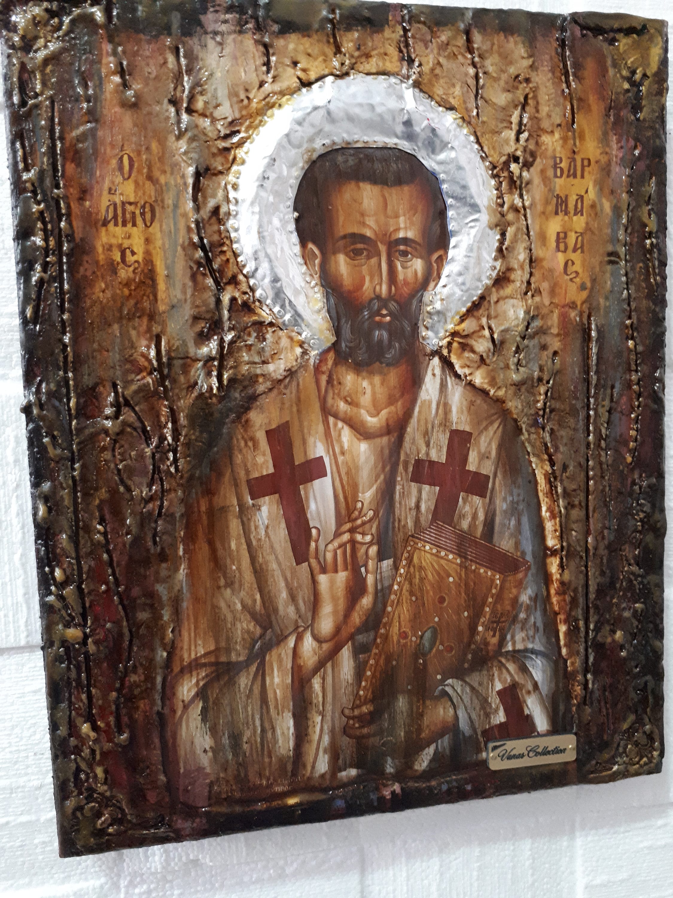 Saint St Barnavas Varnavas Barnabas the Apostle-Handmade Orthodox ...