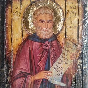 Saint Moses the Ethiopian Icon Greek Byzantine Orthodox Christian ...