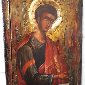 Saint Thomas the Apostle Icon Rare Byzantine Greek Orthodox Antique ...