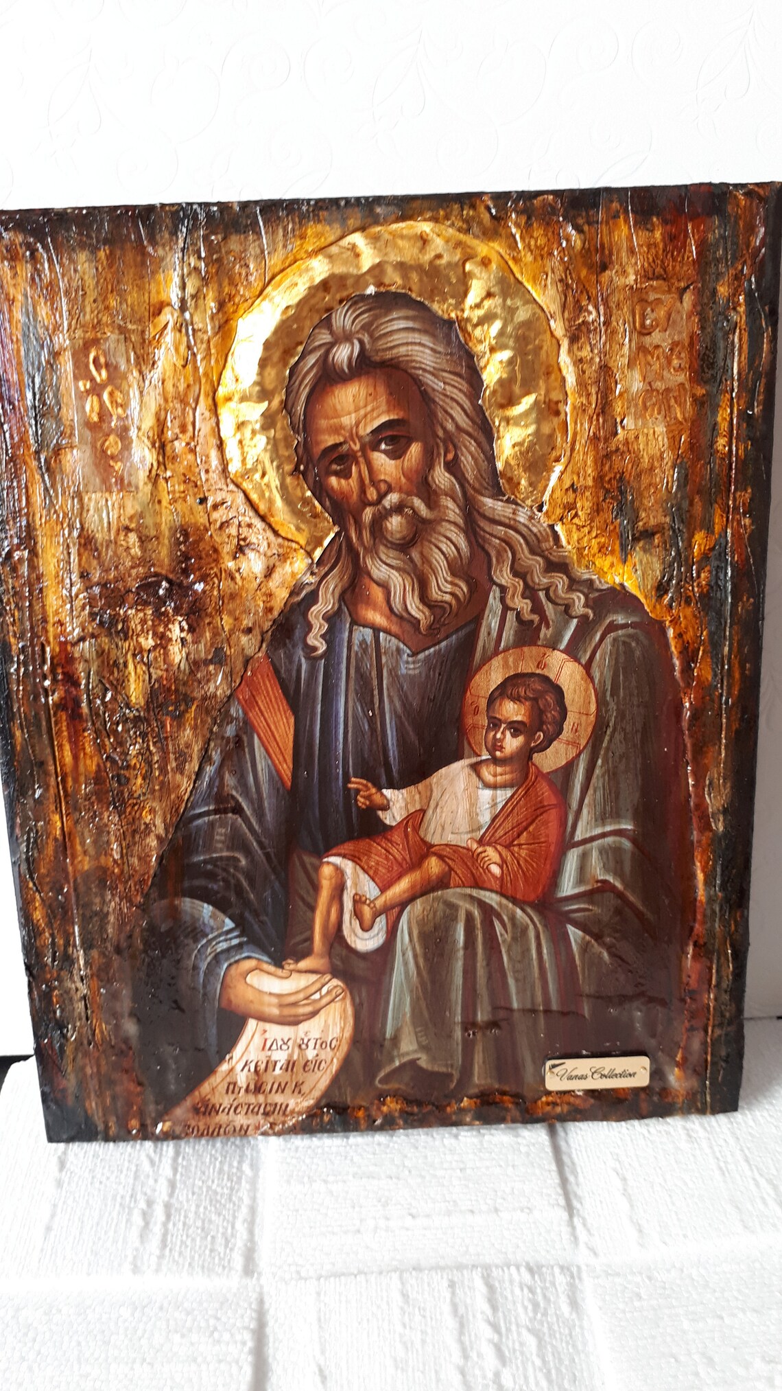 Saint St. Simeon Symeon the God Icon-greek Orthodox Byzantine | Etsy