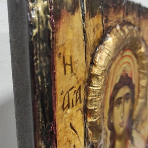 Saint Lucia Lucy Santa Lucia - Rare Byzantine Greek Orthodox Icon ...