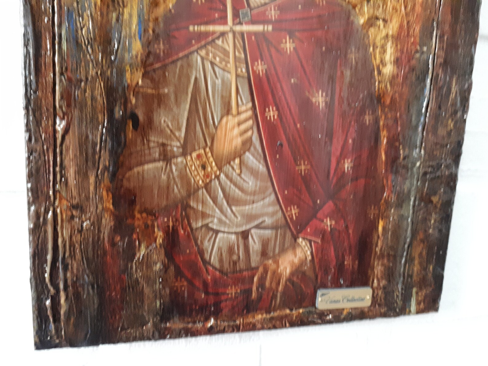 Saint St. Barbara Varvara Icon Handmade Greek Orthodox | Etsy