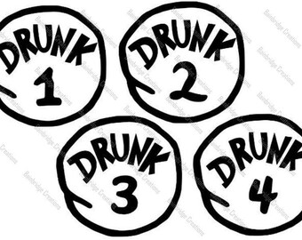 Drunk 1 Svg - Etsy