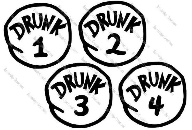 Drunk 1 4 SVG Downloads - Etsy Singapore