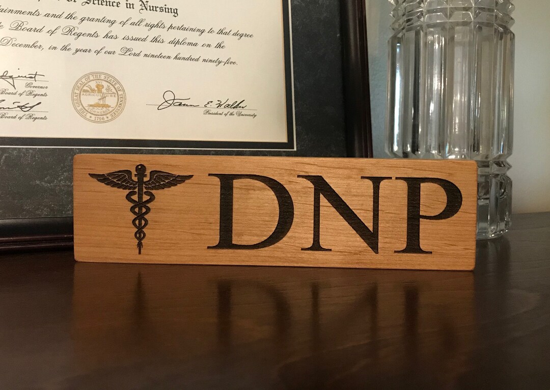 DNP Laser Engraver Wood Block, Shelf Sitter, Medical Office Decor ...