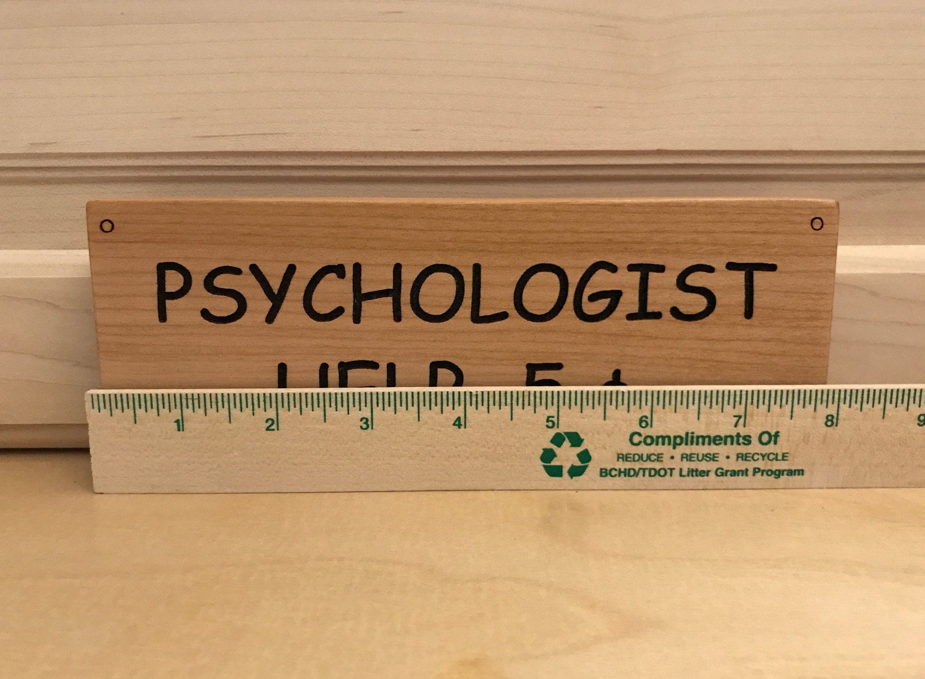 Psychologist Help 5 Cents Psychologist Sign Psychologist | Etsy