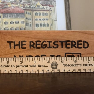 RN Signs Nurse Sign RN Gift Nurse Gift the Registered - Etsy