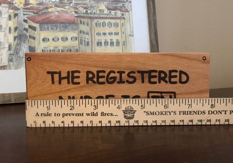 RN Signs Nurse Sign RN Gift Nurse Gift the Registered - Etsy