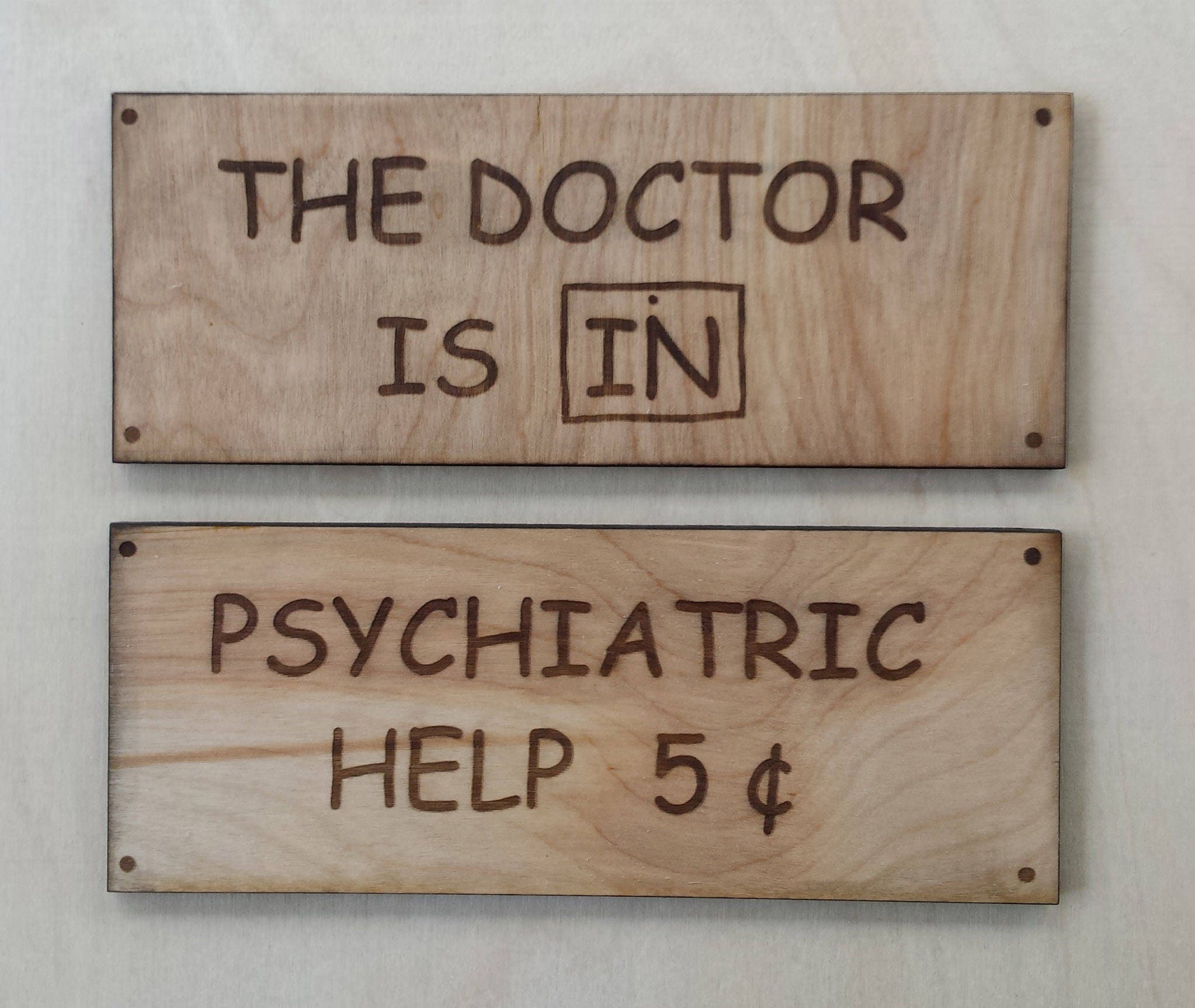 Psychiatric Help 5 Cents The Doctor Is In Wooden Magnet Etsy psychiatric-help-5-cents-the-doctor-is-in-wooden-magnet-etsy