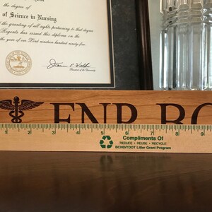 FNP-BC, Laser Engraved, Wood Block, Fnc-bc Sign, Nurse Practitioner, NP ...