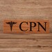 FNP-BC, Laser Engraved, Wood Block, Fnc-bc Sign, Nurse Practitioner, NP ...
