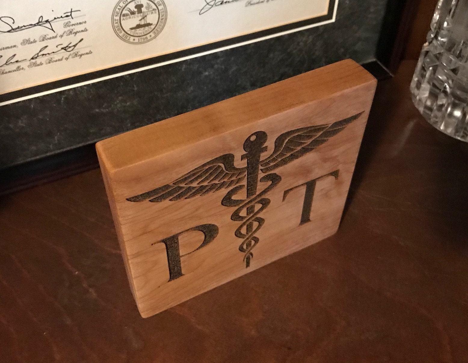 Physical Therapy Sign Physical Therapist Laser Engraved Shelf - Etsy
