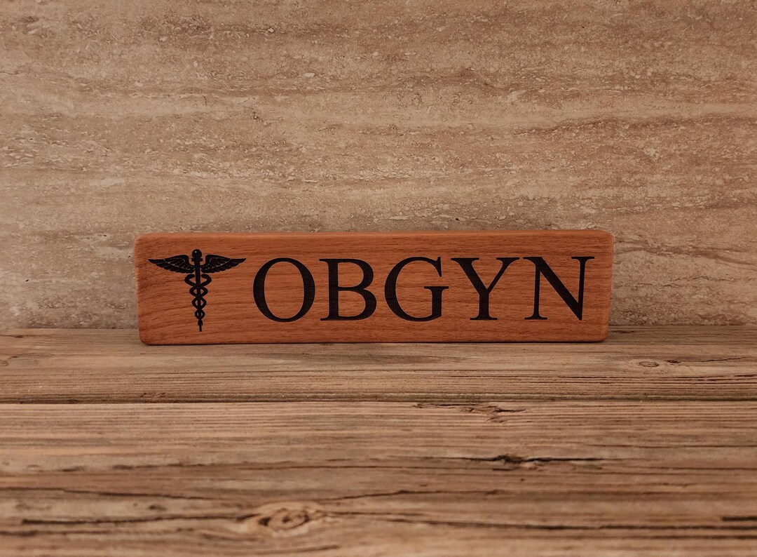 OBGYN Laser Engraved Sign, OBGYN Graduation, Labor and Delivery ...