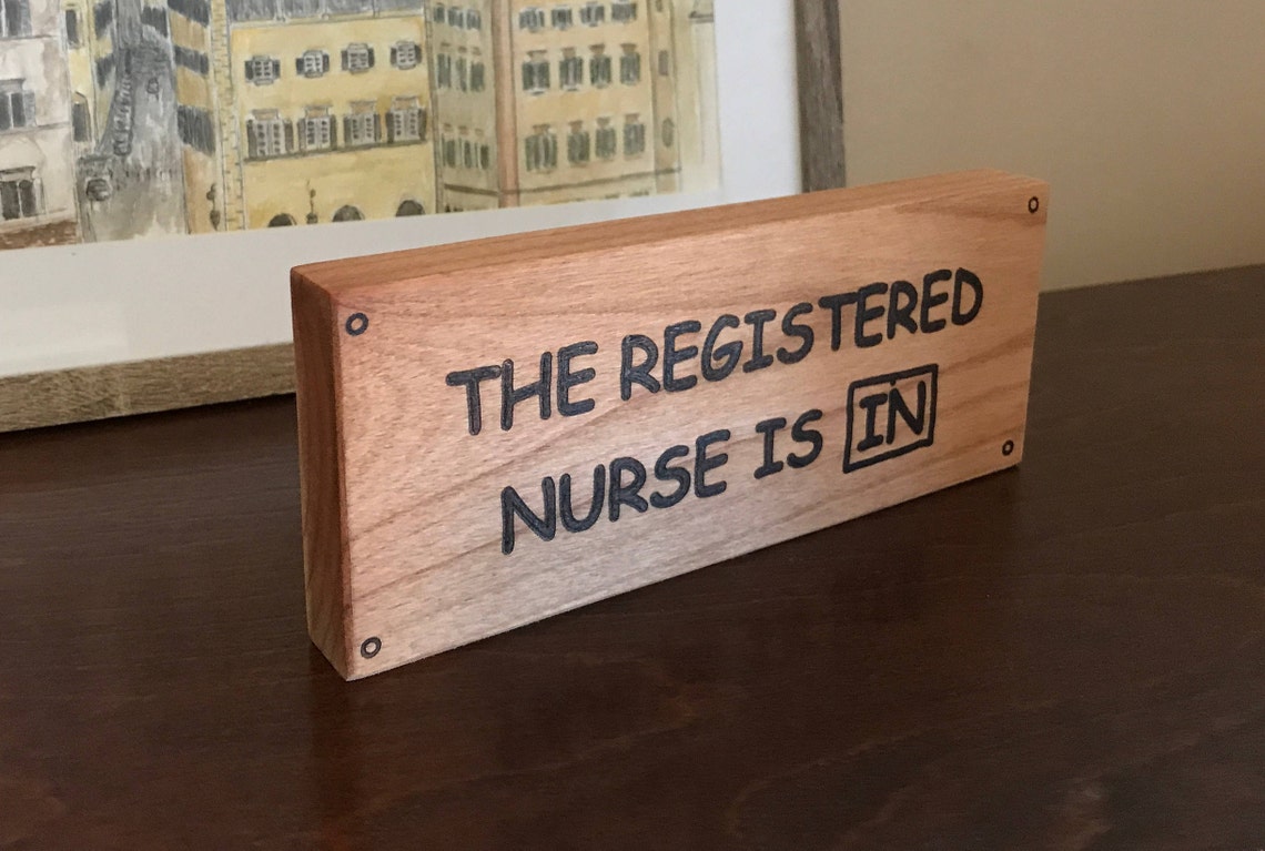 RN Signs Nurse Sign RN Gift Nurse Gift the Registered - Etsy
