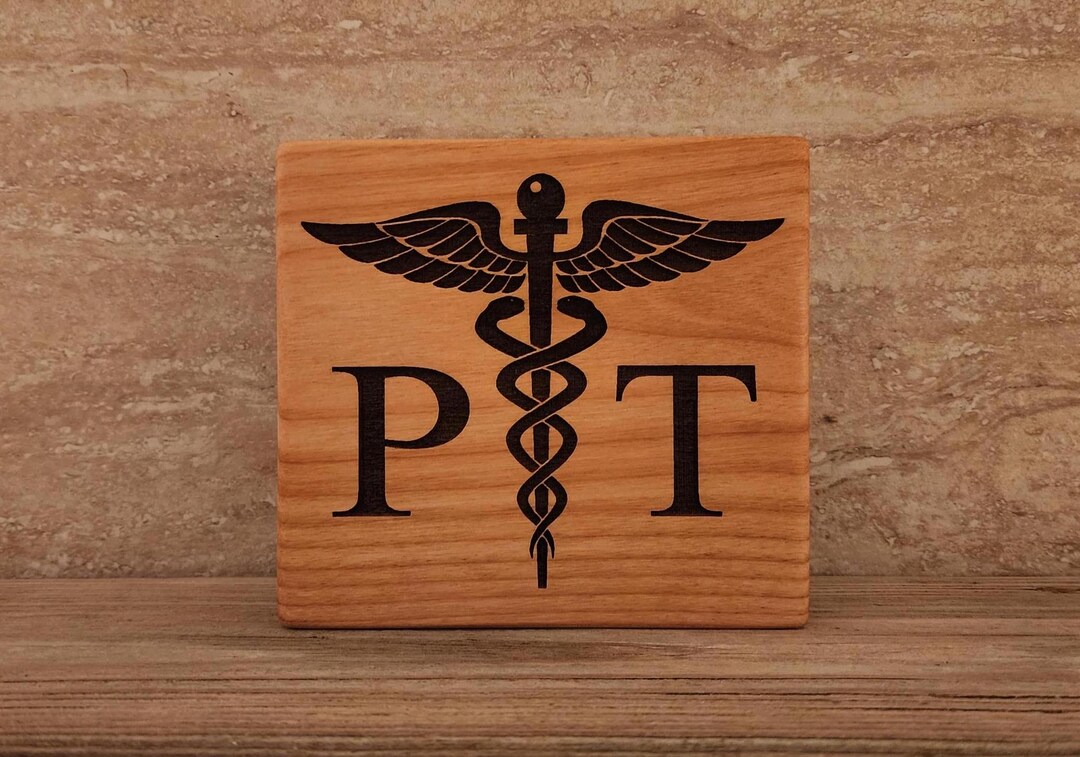 Physical Therapy Sign, Physical Therapist Laser Engraved Shelf Sitter ...