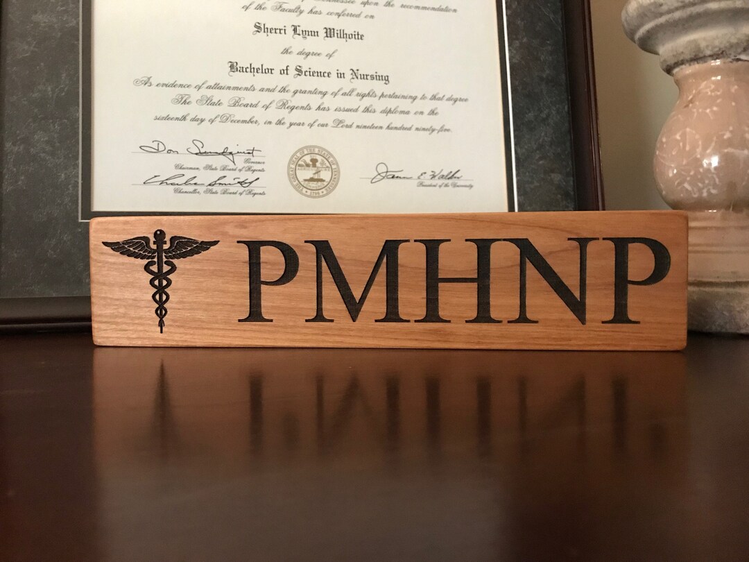 PMHNP Laser Engraved Sign, PMHNP Graduation, Psychiatric Mental Health ...