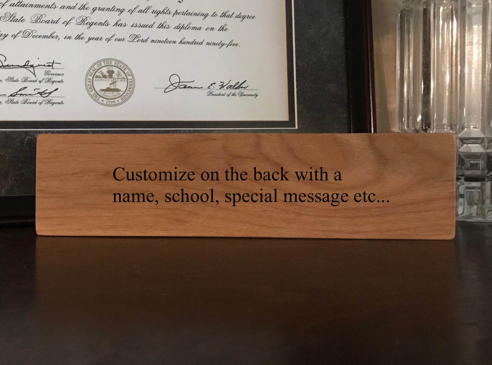 MSN Sign Laser Engraved Shelf Sitter Gift for MSN Master - Etsy