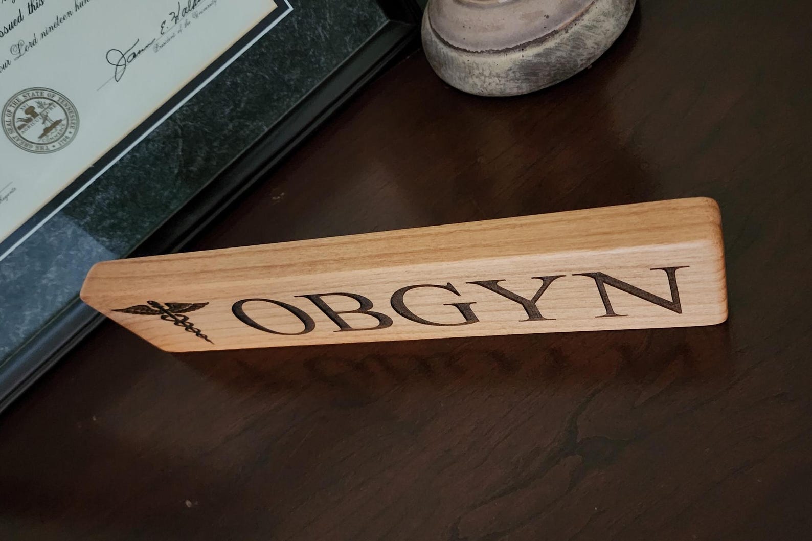 OBGYN Laser Engraved Sign, OBGYN Graduation, Labor and Delivery ...