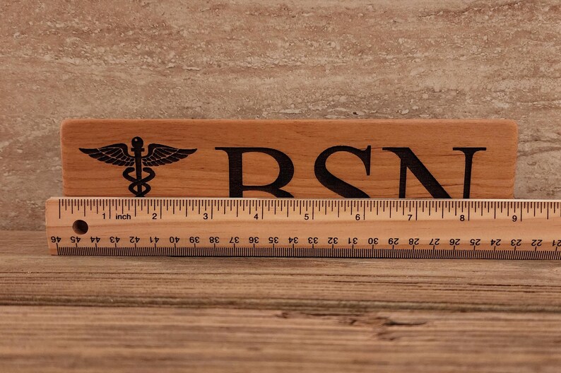 BSN Sign, Laser Engraved, Wood Block Sign, Nursing Sign, BSN Gift, BSN ...