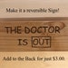 The Doctor is In, Wooden Block, Charlie Brown, Peanuts, Wooden Sign ...