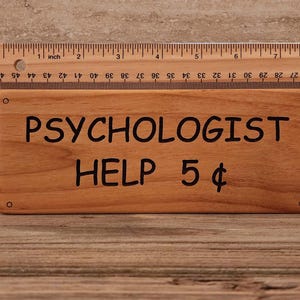 Psychologist Help 5 Cents, Psychologist Sign, Psychologist Gift ...
