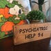Psychiatric Help 5 Cents, Wooden Block Sign, Lucy Sign, Charlie Brown ...