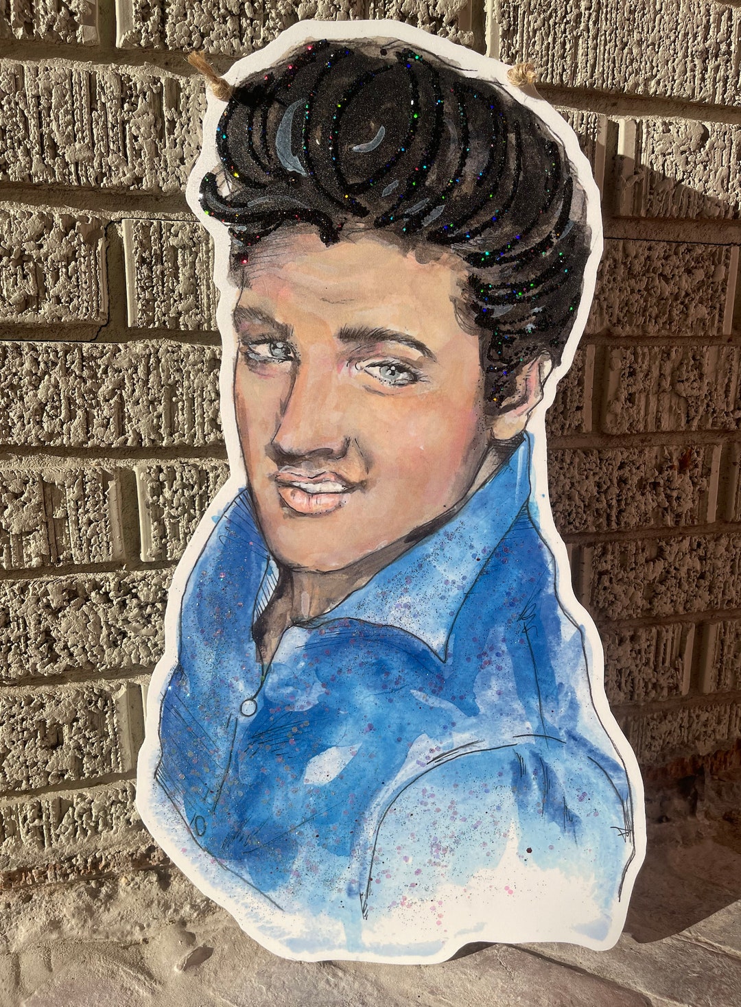 Elvis Presley Door Hanger: New Orleans Art, Door Hanger, New Orleans ...