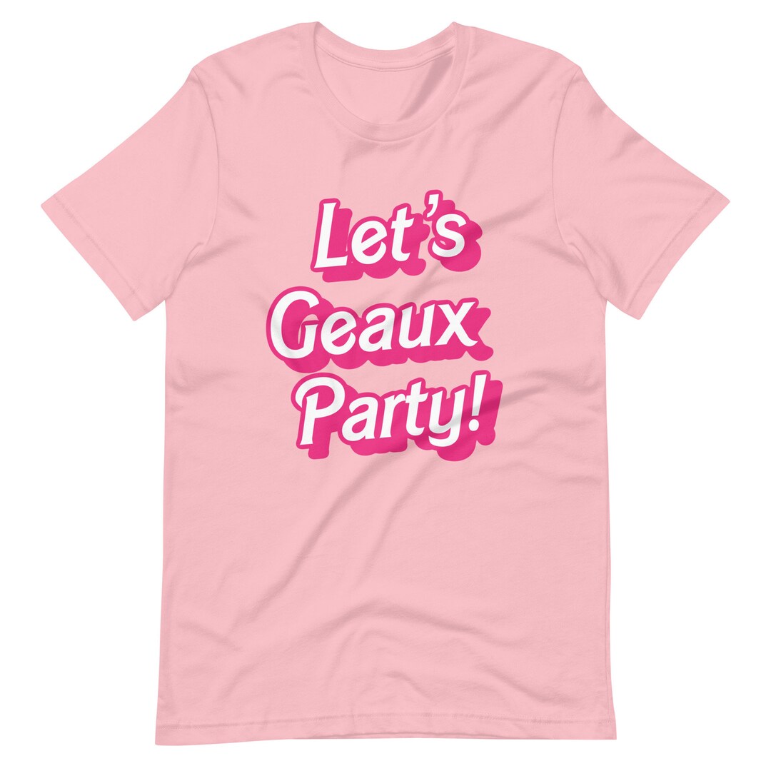 Lets Geaux Party Barbie T-shirt - Etsy