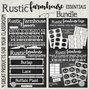 Farmhouse Classroom - Etsy