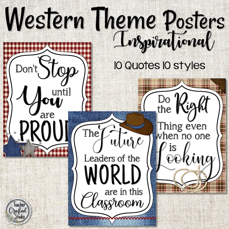 Western Poster - Etsy